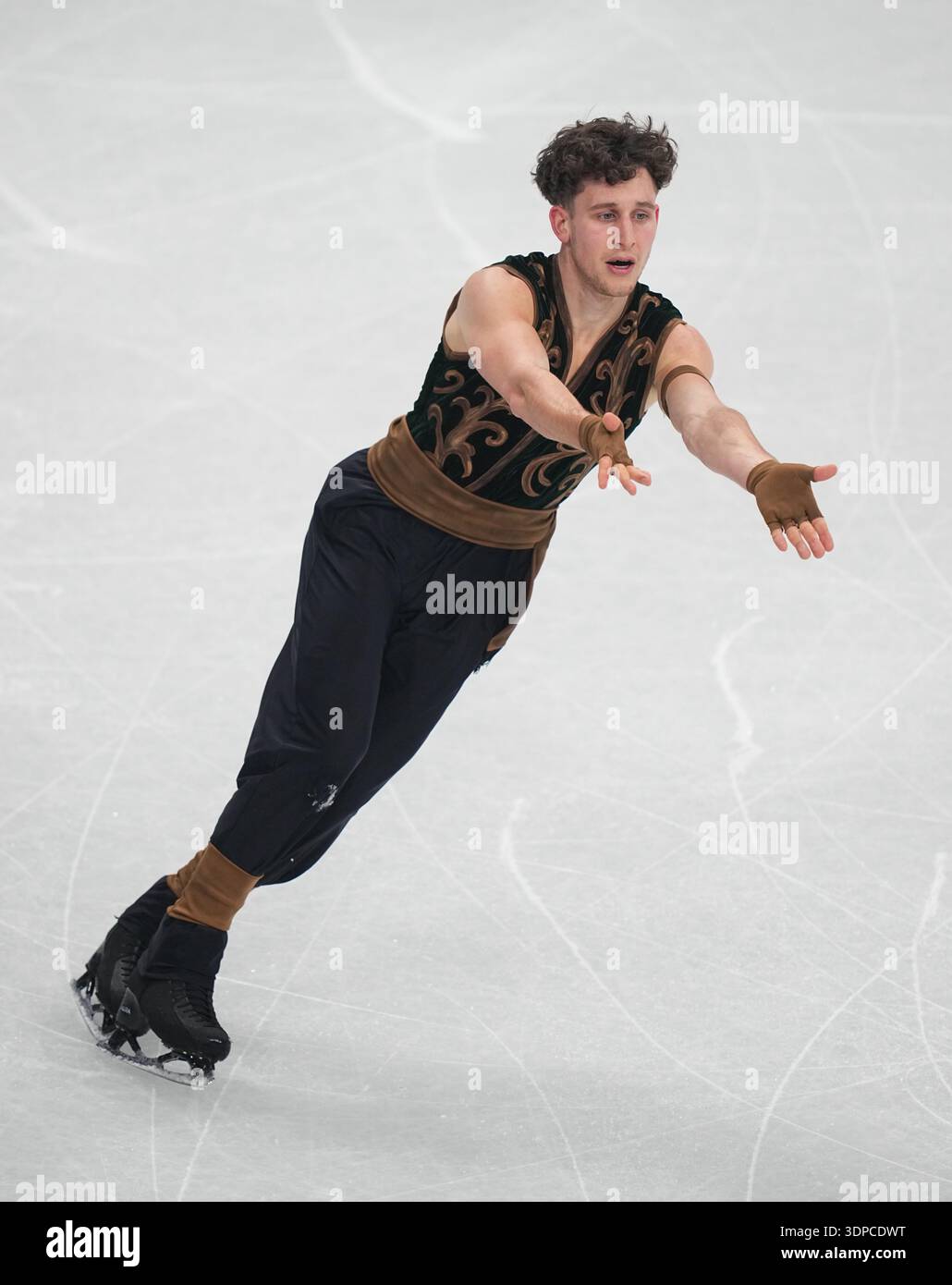 Milan, Aarhus, Italy. 14th Feb, 2026. LUKAS BRITSCHGI competes during ...