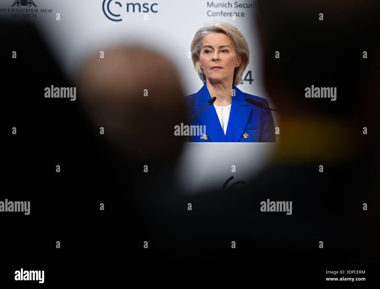 Munich, Germany. 14th Feb, 2026. Ursula von der Leyen (CDU), President ...