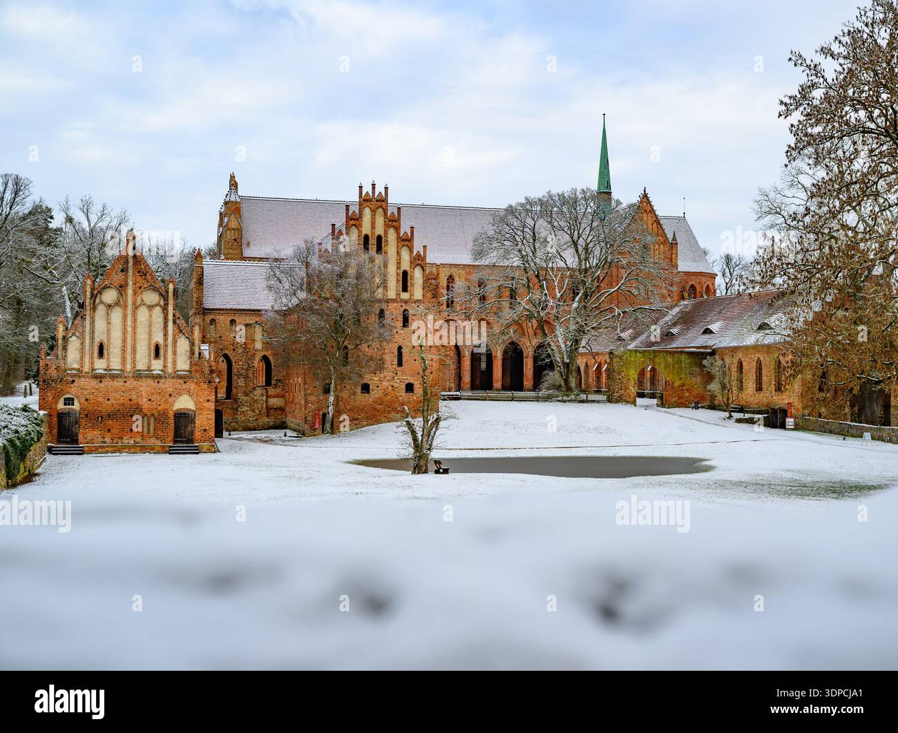 14 February 2026, Brandenburg, Chorin: The landscape and Chorin ...