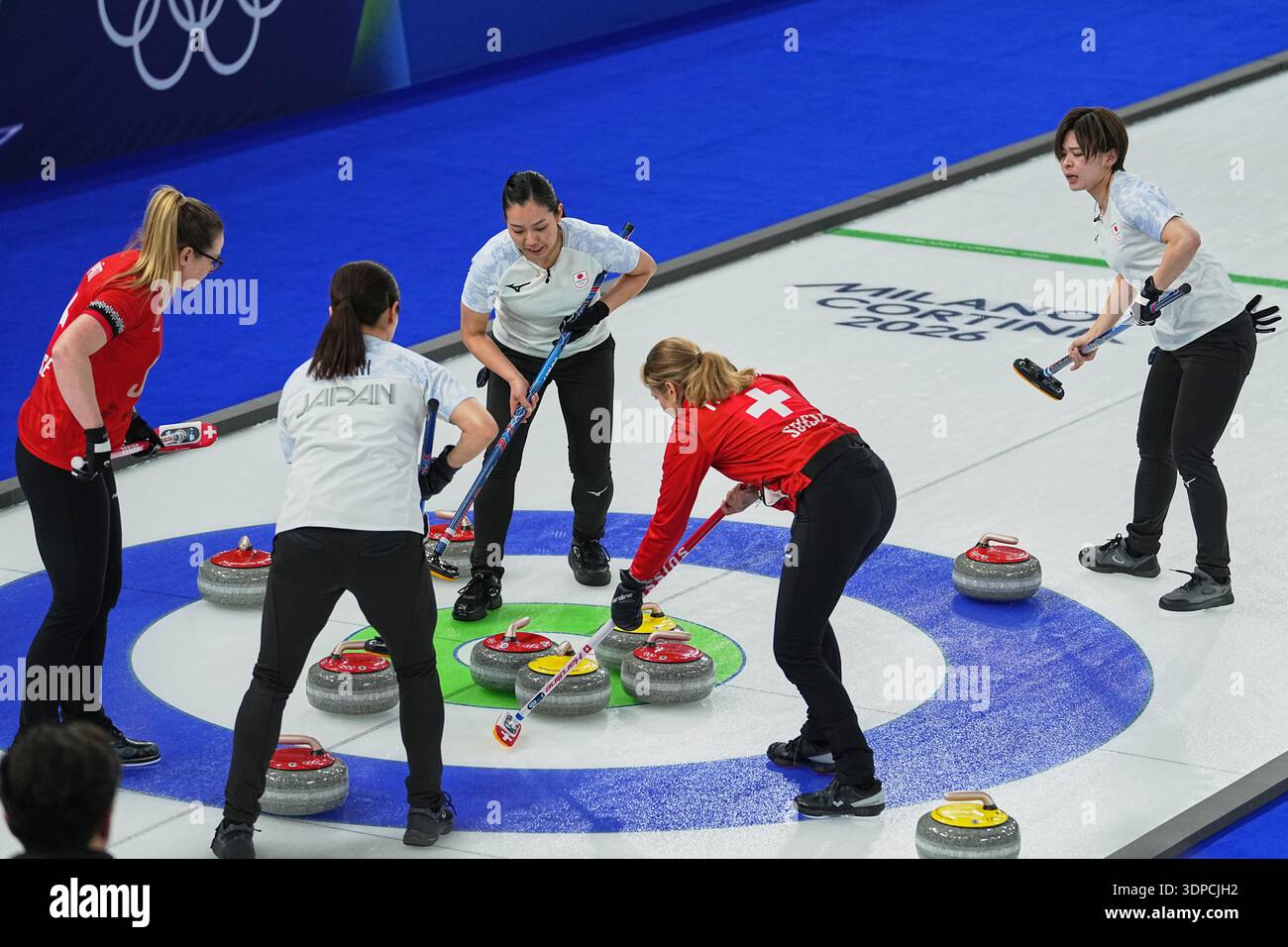 Japan's Anna Ohmiya, Yuna Kotani, Kaho Onodera, Switzerland's Alina ...