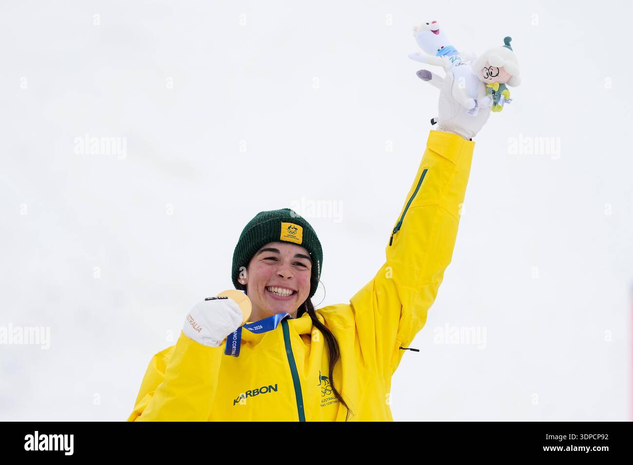 Gold medalist Australia's Jakara Anthony celebrates after the women's ...