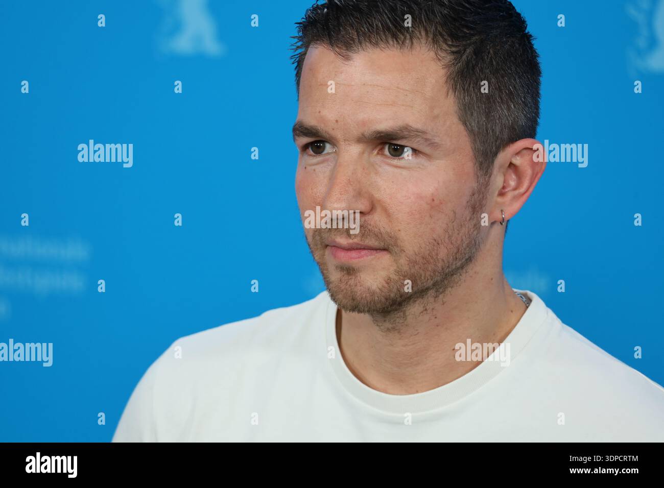 Berlin, Germany, 14th February 2026, Matteo Simon at the photo call for ...