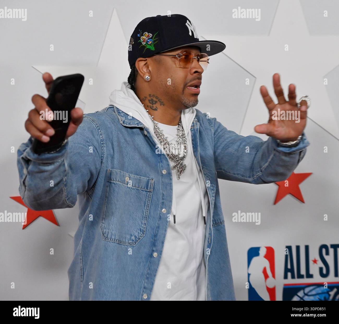 Allen Iverson attends the LA Clippers & Comcast NBCUniversal's NBA All ...