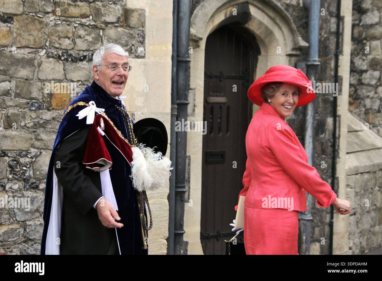 SIR JOHN AND DAME NORMA MAJOR Stock Photo - Alamy