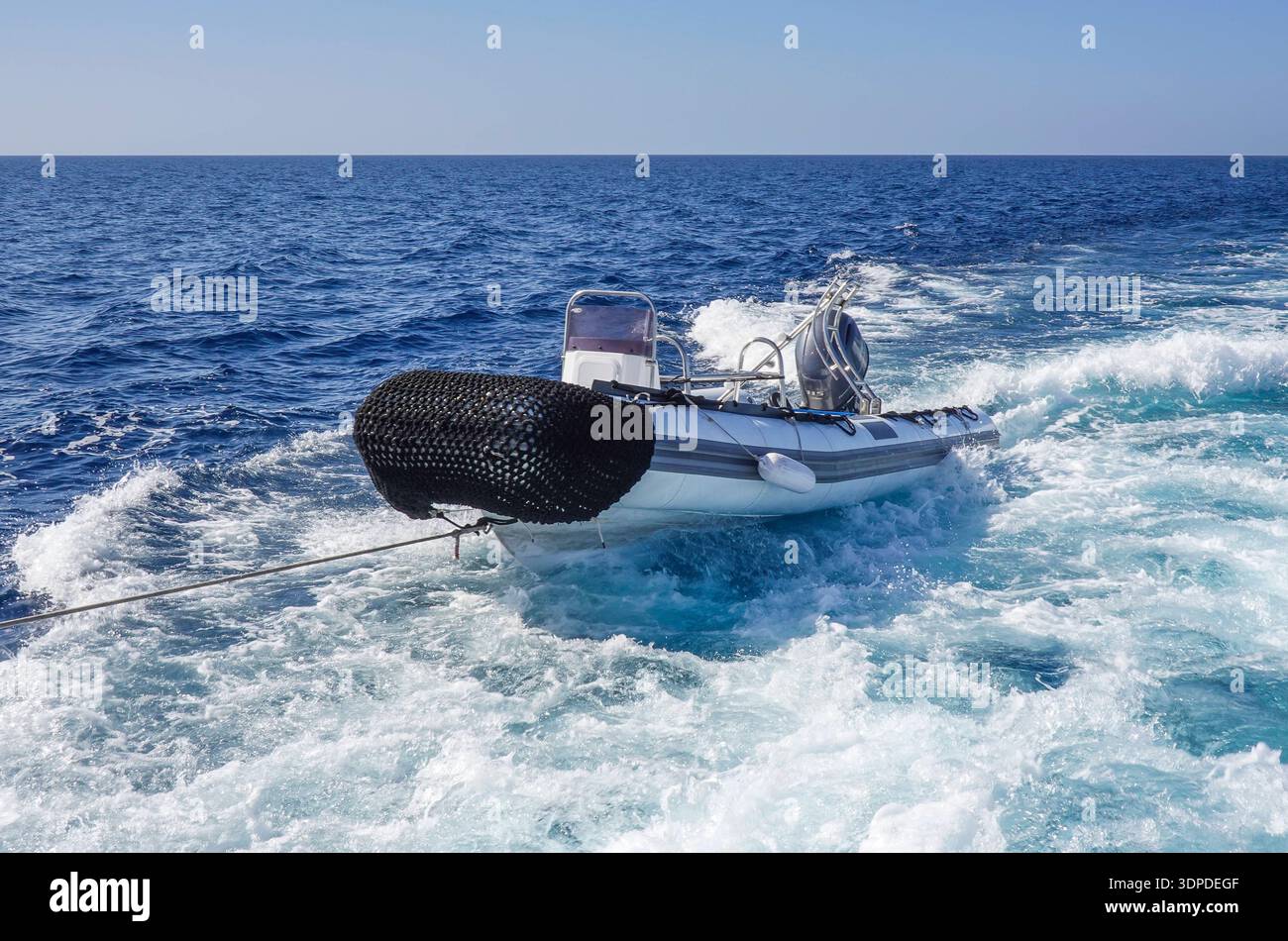 Schlauchboot, Zodiac, Heck, Wellen, Antrieb, Tauchschiff Grand ...