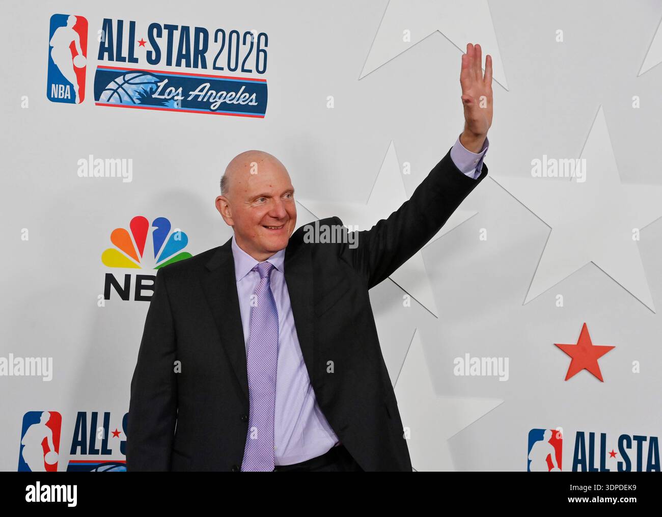 Los Angeles Clippers owner Steve Ballmer attends the LA Clippers ...