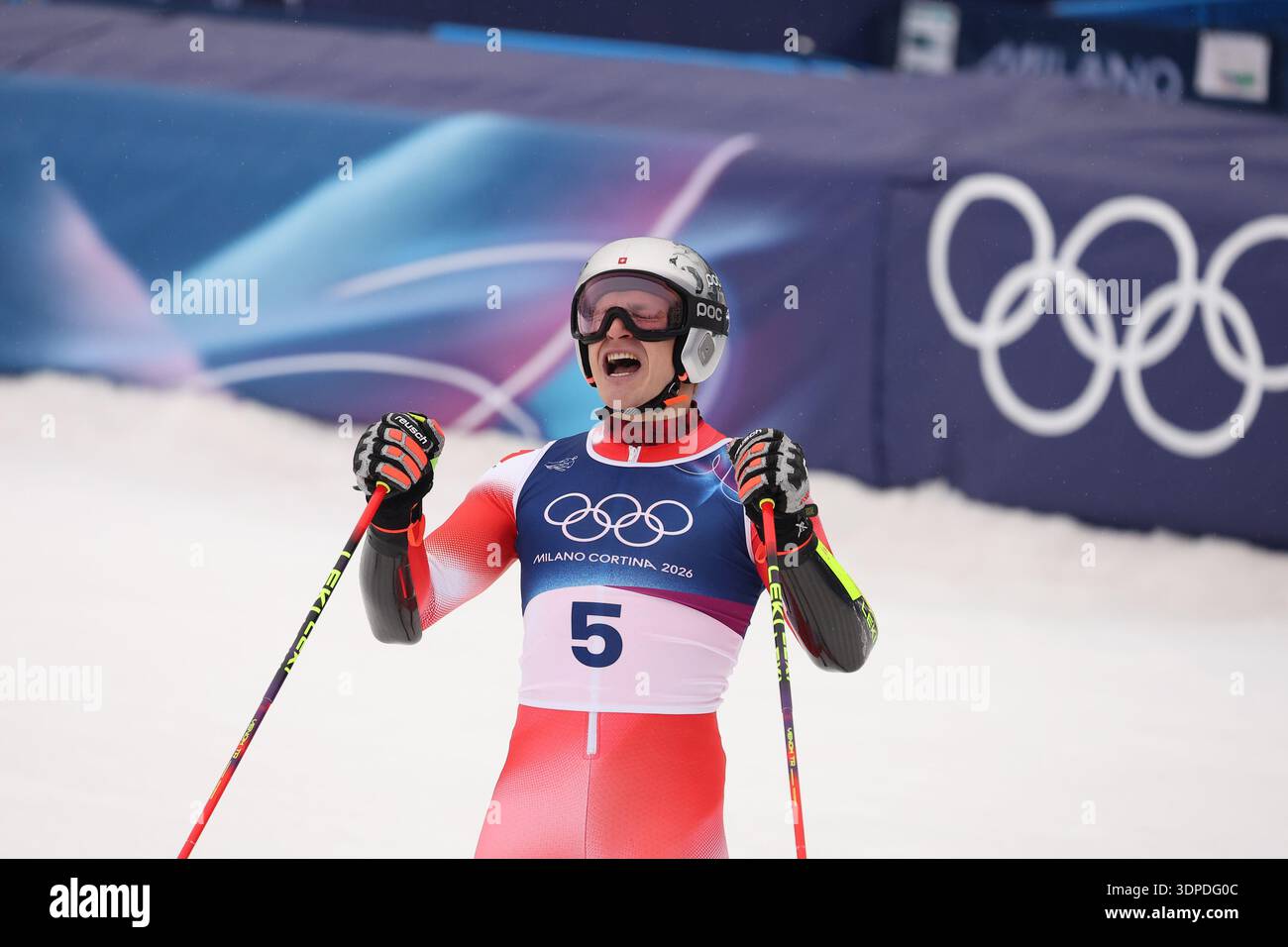 Bormio, Italy. 14th Feb, 2026. Marco Odermatt (SUI) Credit: Independent ...