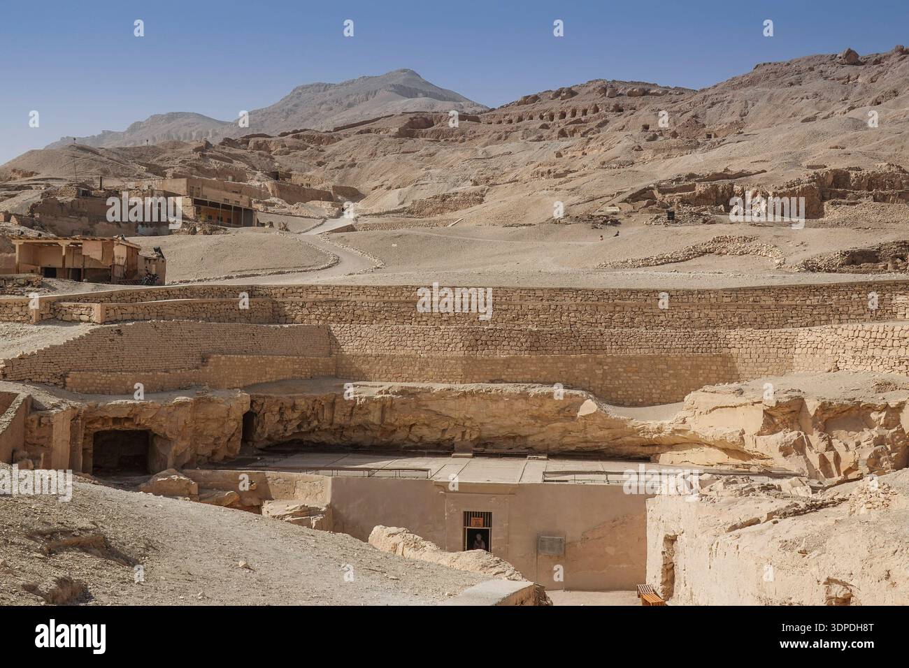 Gräber der Noblen, Grabungsstätte, Nekropole, Theben-West, Ägypten ...