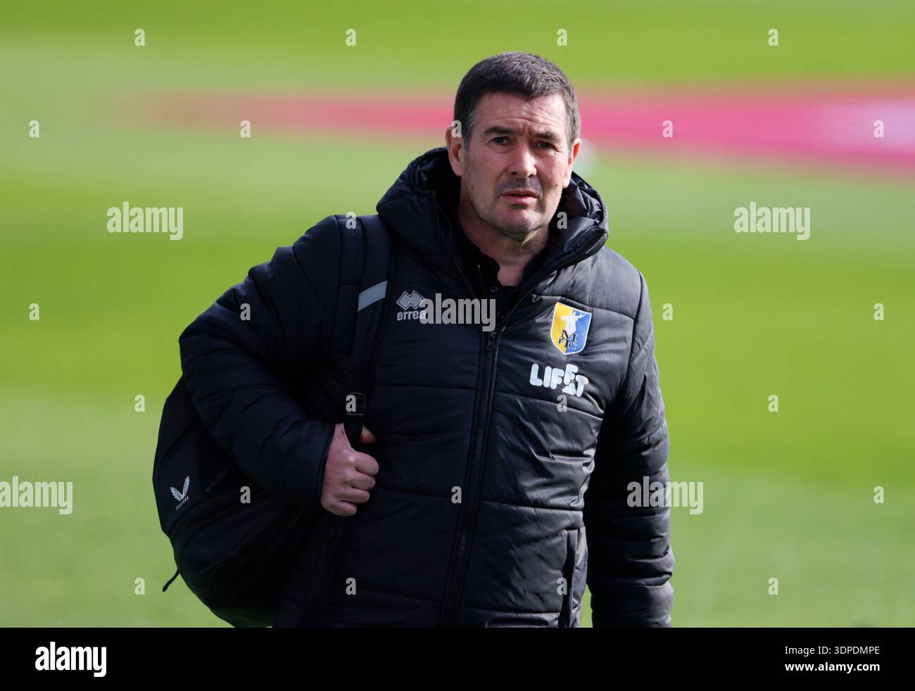 Mansfield Town's Nigel Clough before the Emirates FA Cup fourth round ...