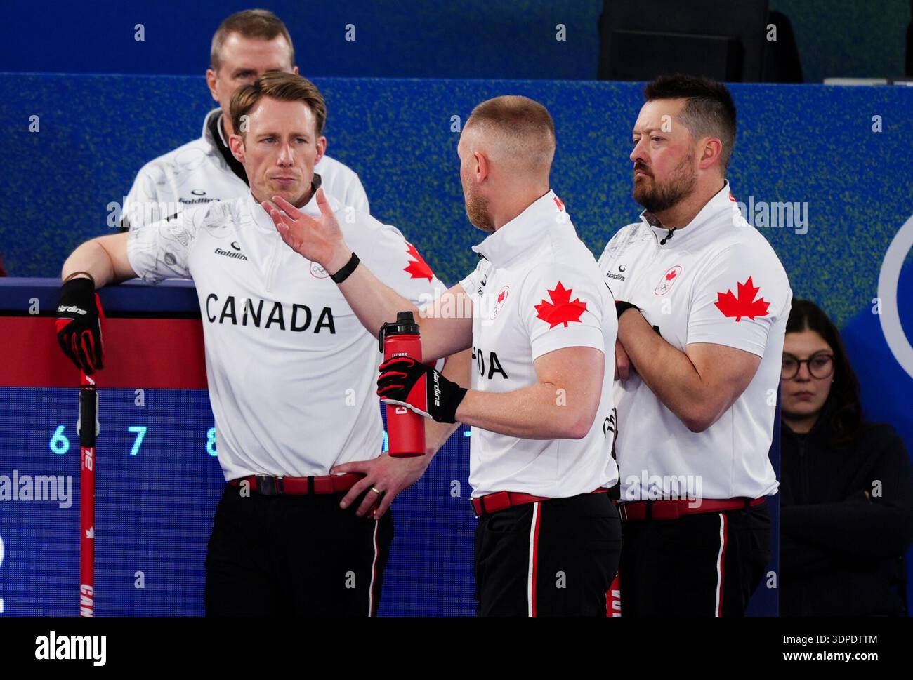 Canada's Marc Kennedy (left) during the Men's Curling match against ...