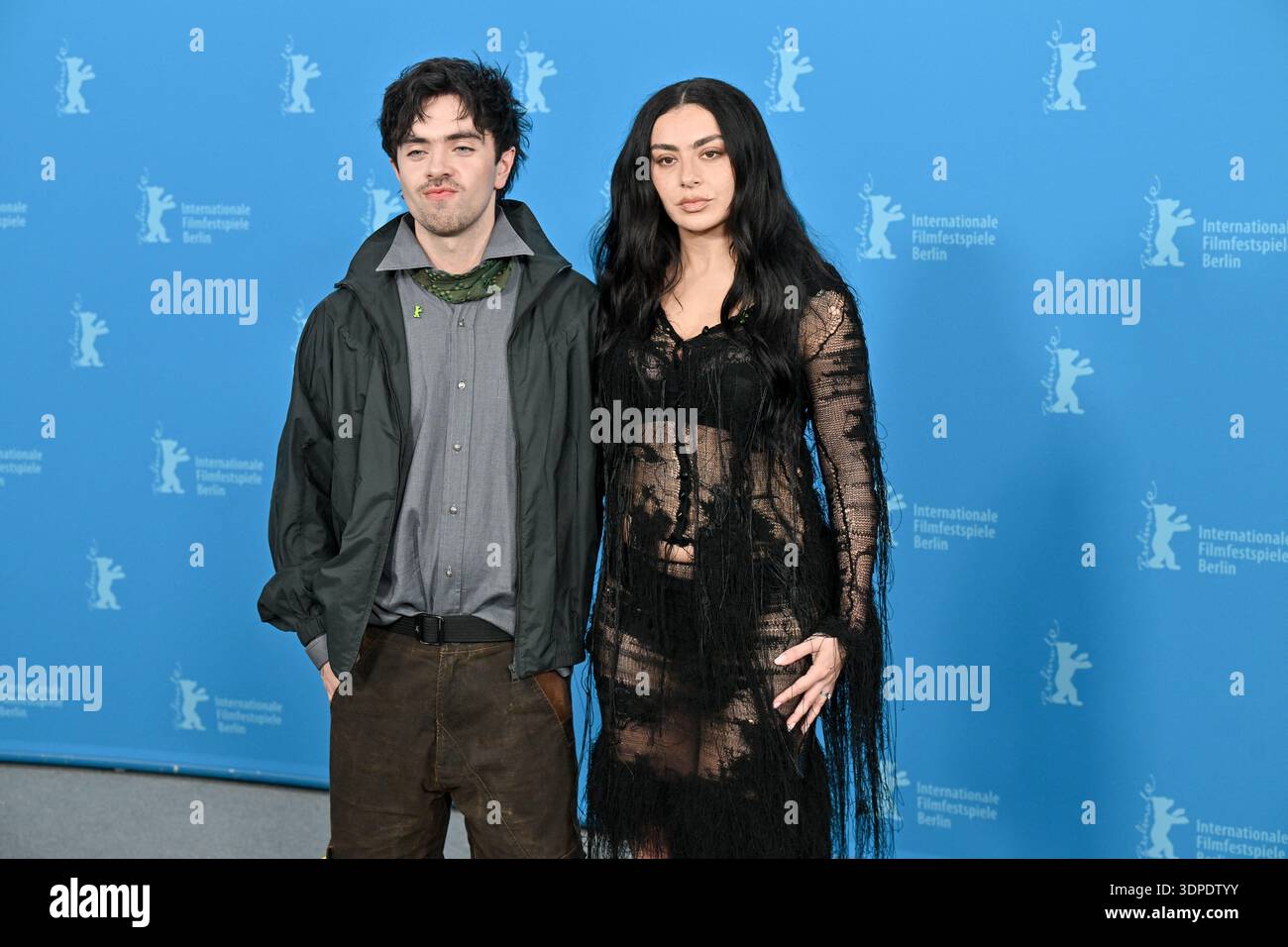 Aidan Zamiri, Charli XCX attending the photocall of the movie The ...