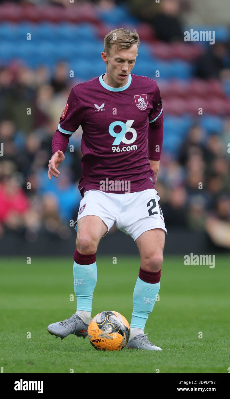 Burnley's James Ward-Prowse during the Emirates FA Cup fourth round ...