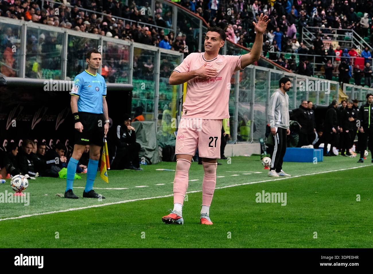 Palermo, Italy, 14 February 2026. Renzo Barbera Stadium, Palermo vs ...
