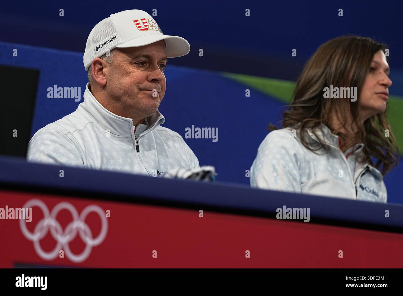 United States' Rich Ruohonen watches the men's curling round robin ...