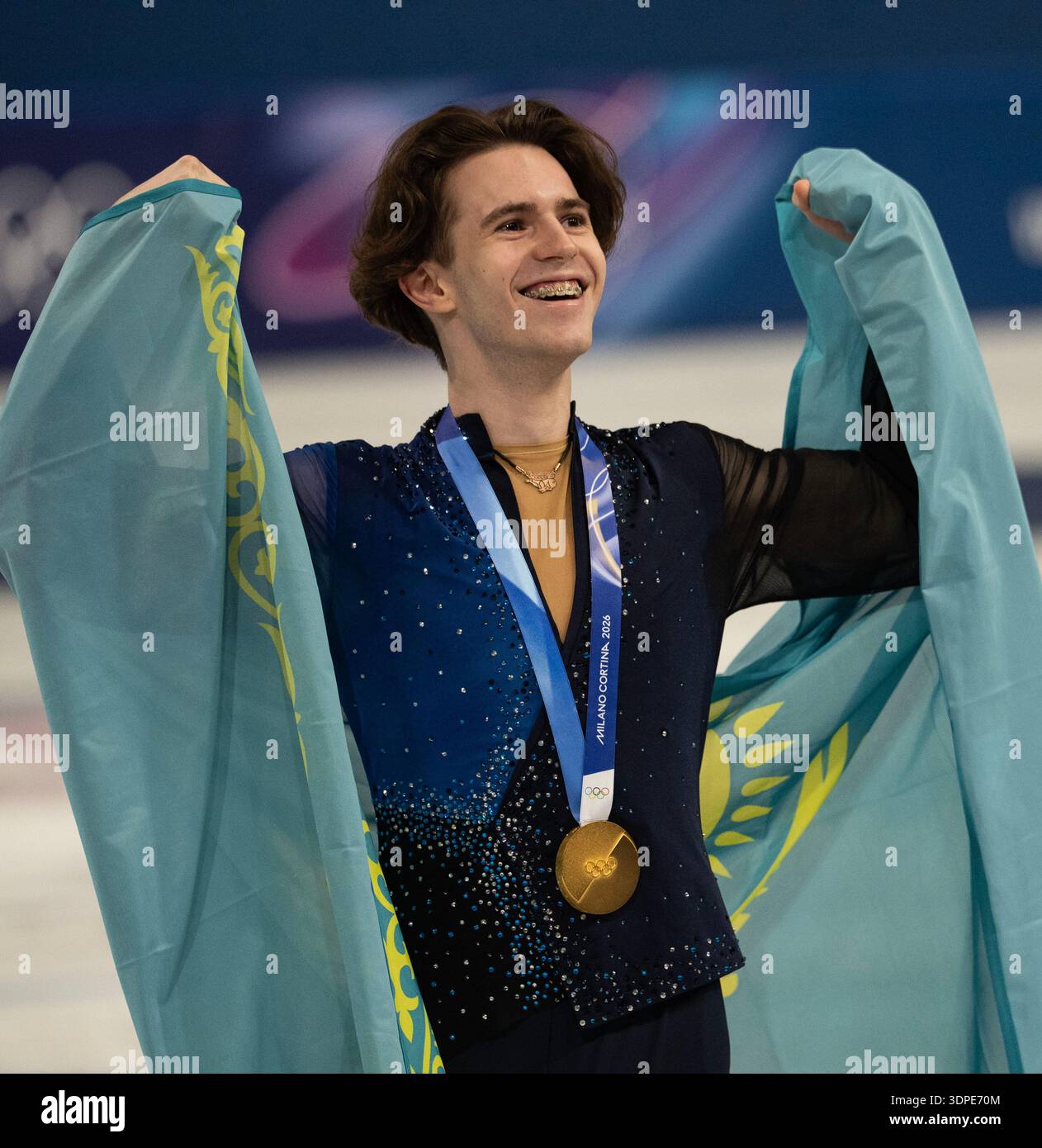 February 14, 2026, Milan, Lombardy, Italy: Kazakhstanâ€™s MIKHAIL ...