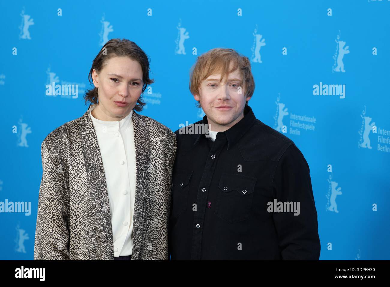 Berlin, Germany, 14th February 2026, Seidi Haarla and Rupert Grint at ...