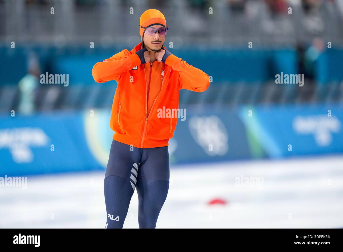 MILAN, ITALY - FEBRUARY 14: Sebas Diniz of Netherlands during the 500m ...