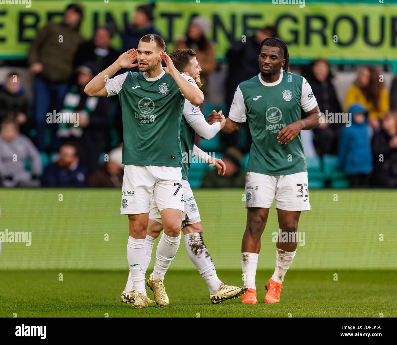 Easter Road Stadium, Edinburgh, Scotland, UK. 14th Jan 2026. Hibernian ...