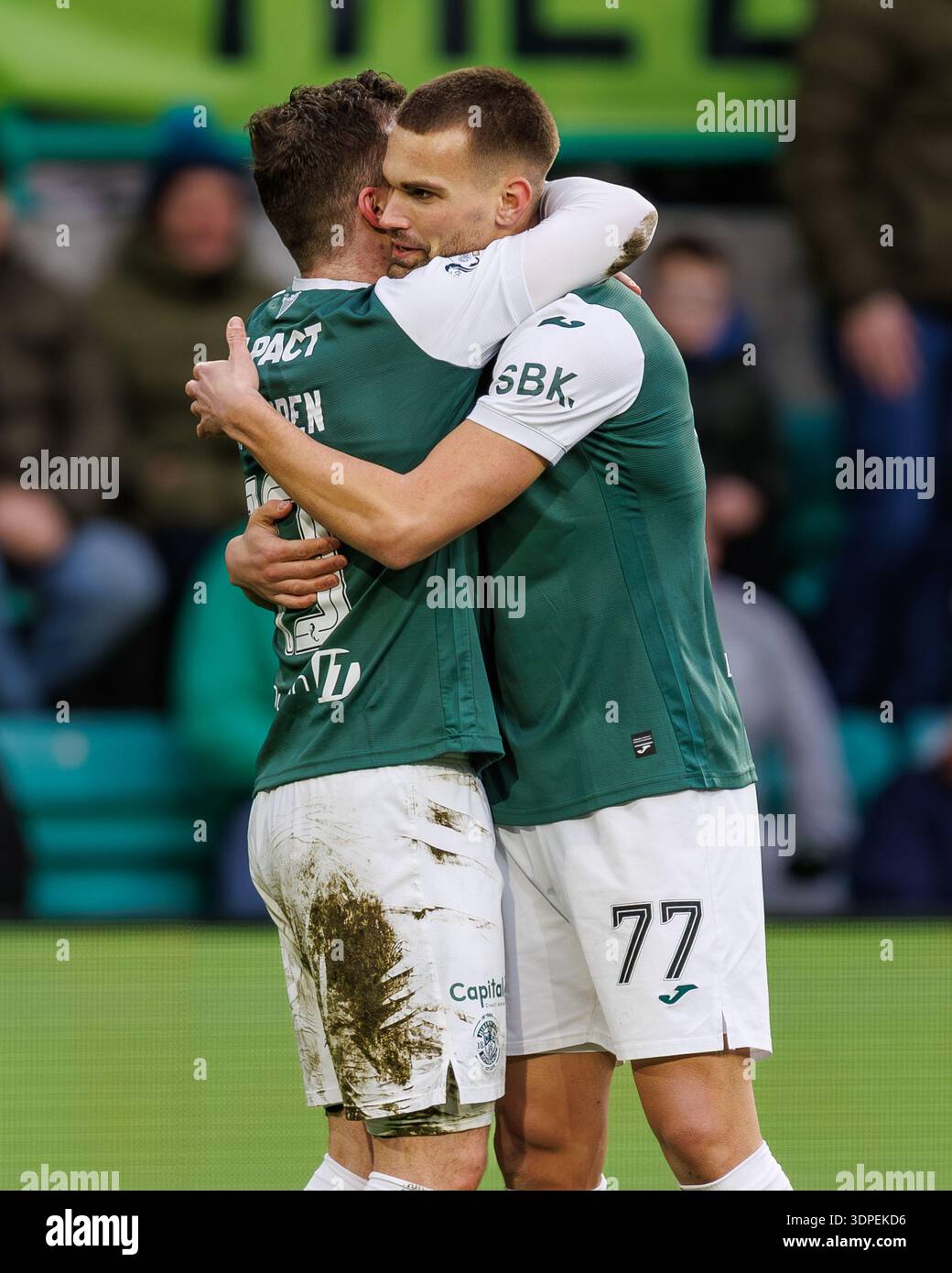 Easter Road Stadium, Edinburgh, Scotland, UK. 14th Jan 2026. Hibernian ...