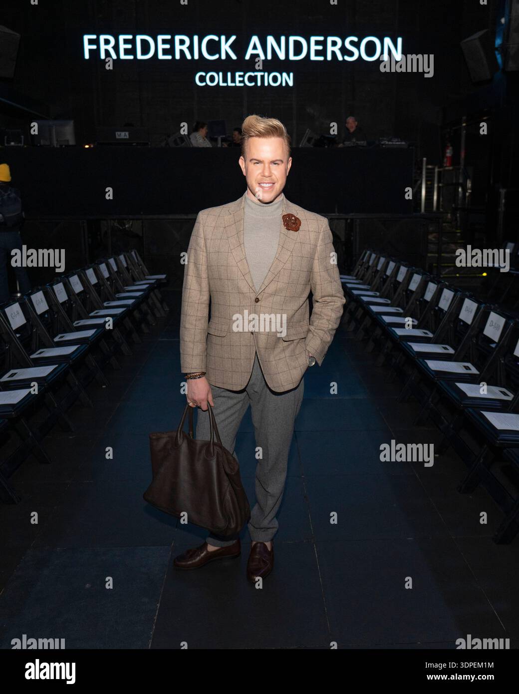 Andrew Werner attends the Frederick Anderson NYFW FW26 Fashion Show ...