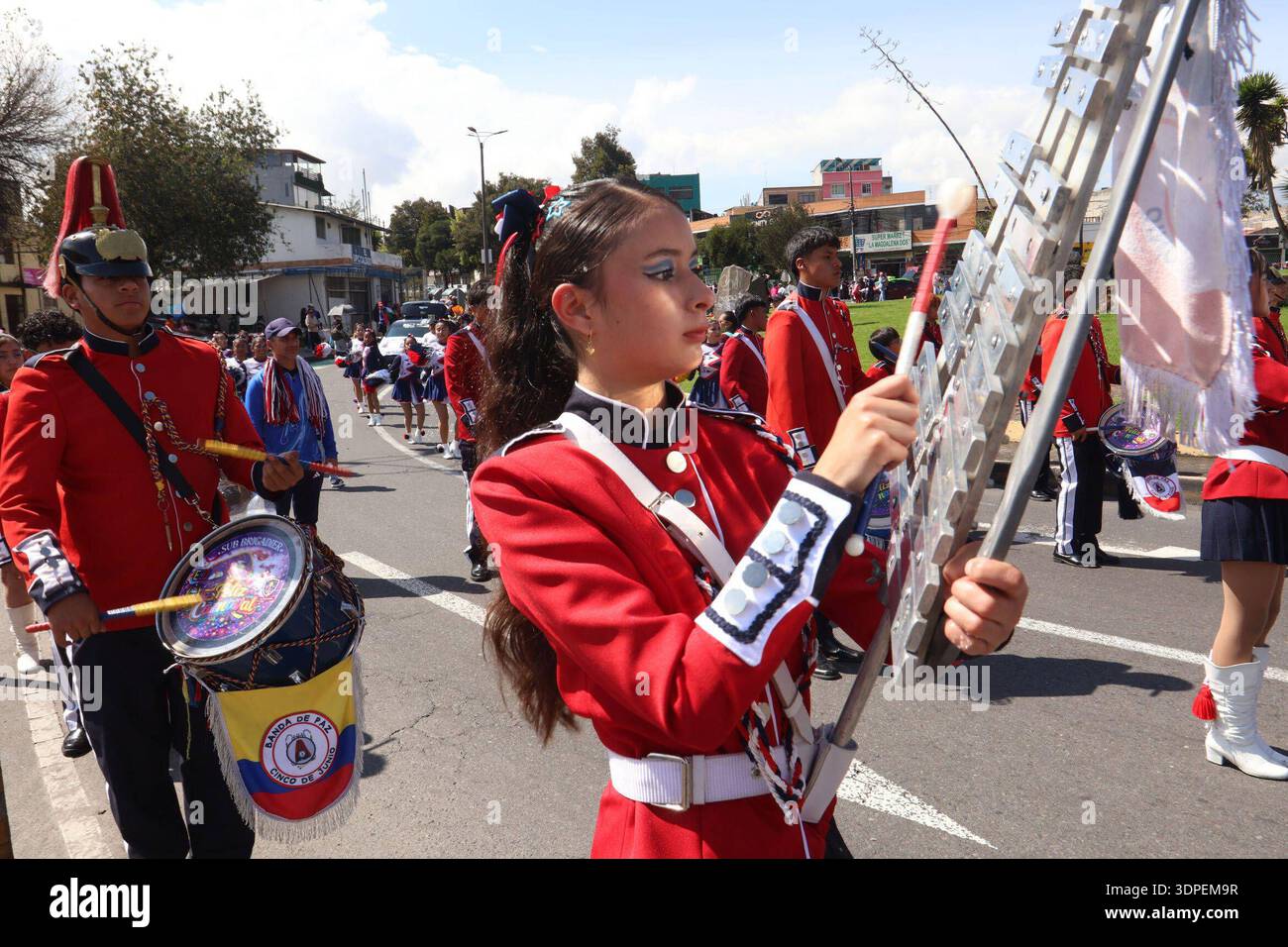 CARNAVAL DE COLORES QUITO February 14, 2026 Students participate in the ...