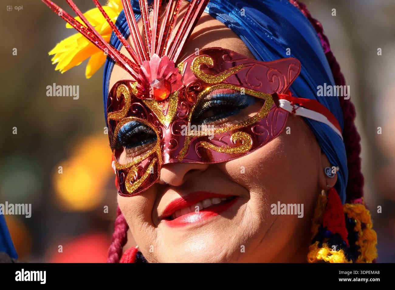 CARNAVAL DE COLORES QUITO February 14, 2026 Students participate in the ...