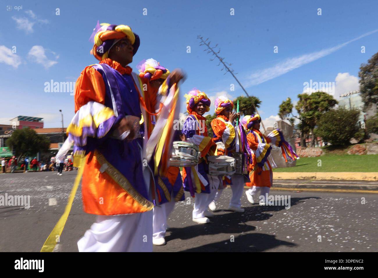 CARNAVAL DE COLORES QUITO February 14, 2026 Students participate in the ...