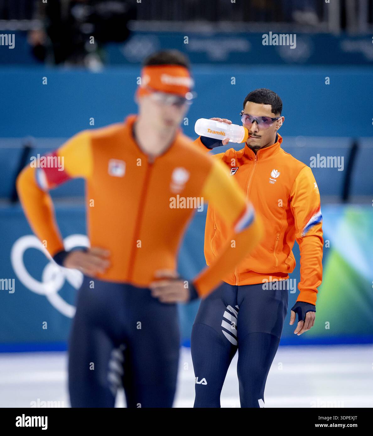 MILAN - Sebas Diniz during the 500 meters long track speed skating ...