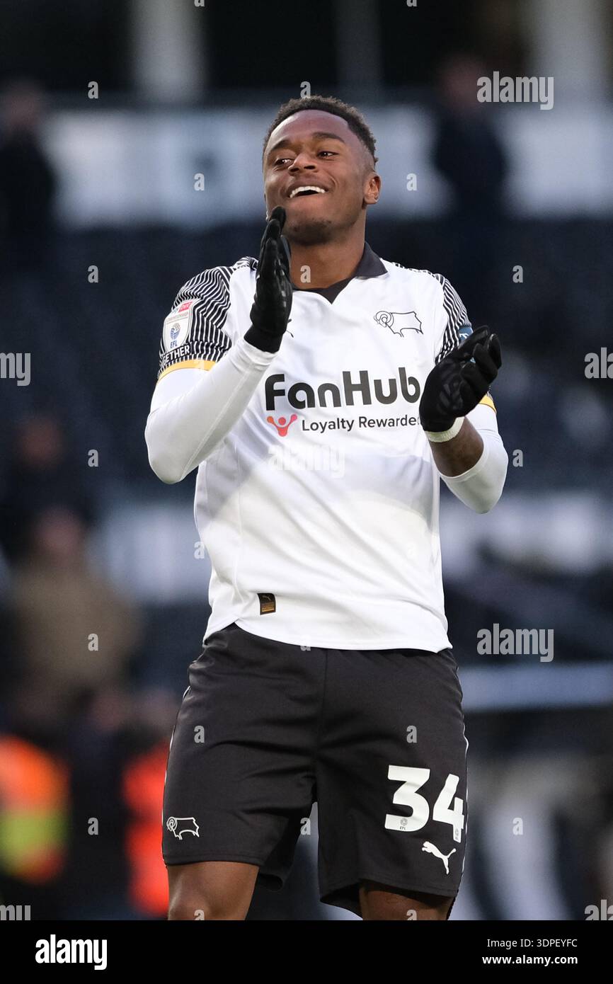 14th February 2026; Pride Park Stadium, Derby, Derbyshire, England; EFL ...