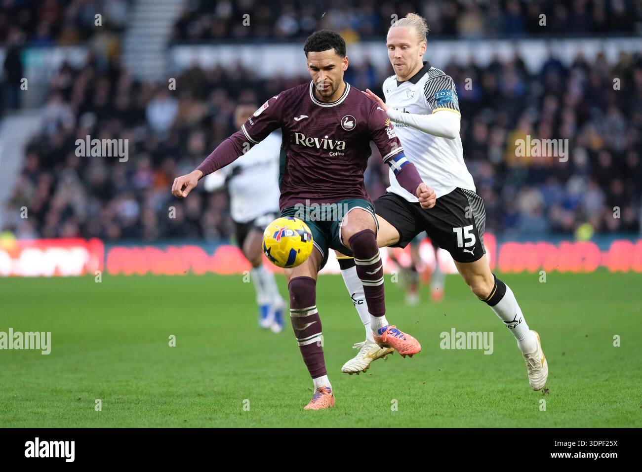 14th February 2026; Pride Park Stadium, Derby, Derbyshire, England; EFL ...