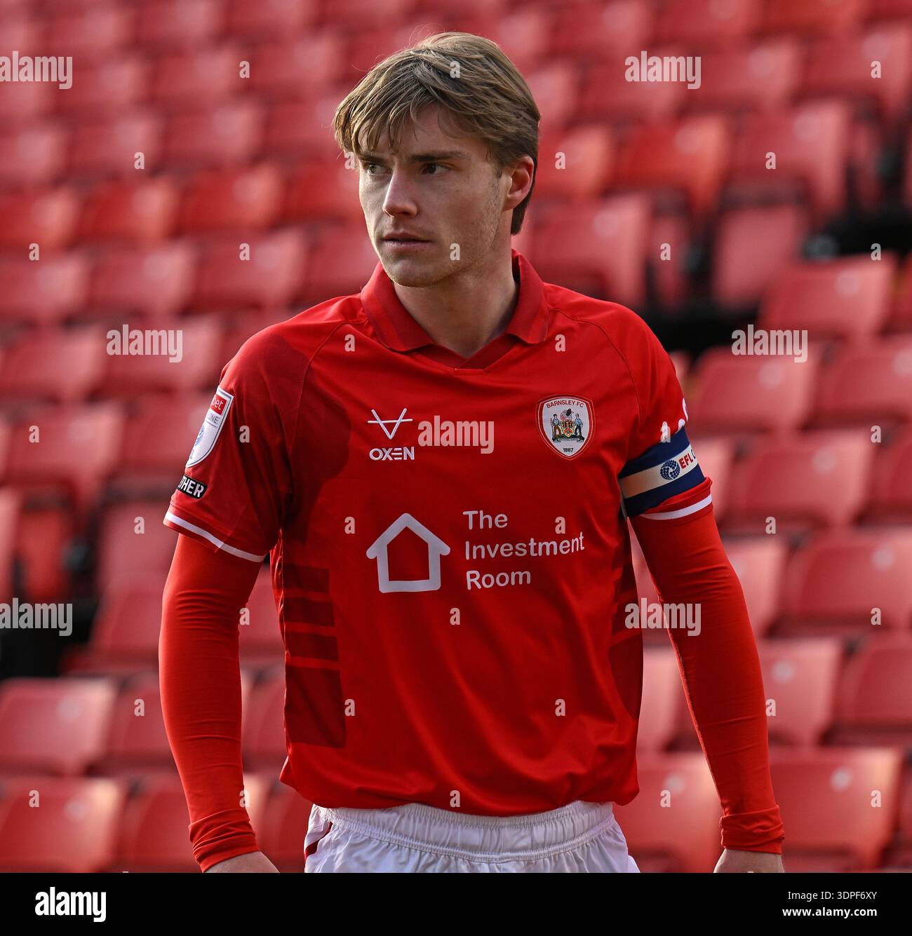 Barnsley's Luca Connell in the match between Barnsley v AFC Wimbledon ...