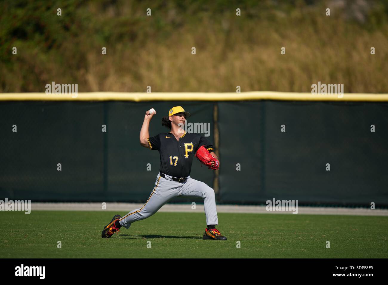 Pittsburgh Pirates' Jared Jones works out during spring training ...