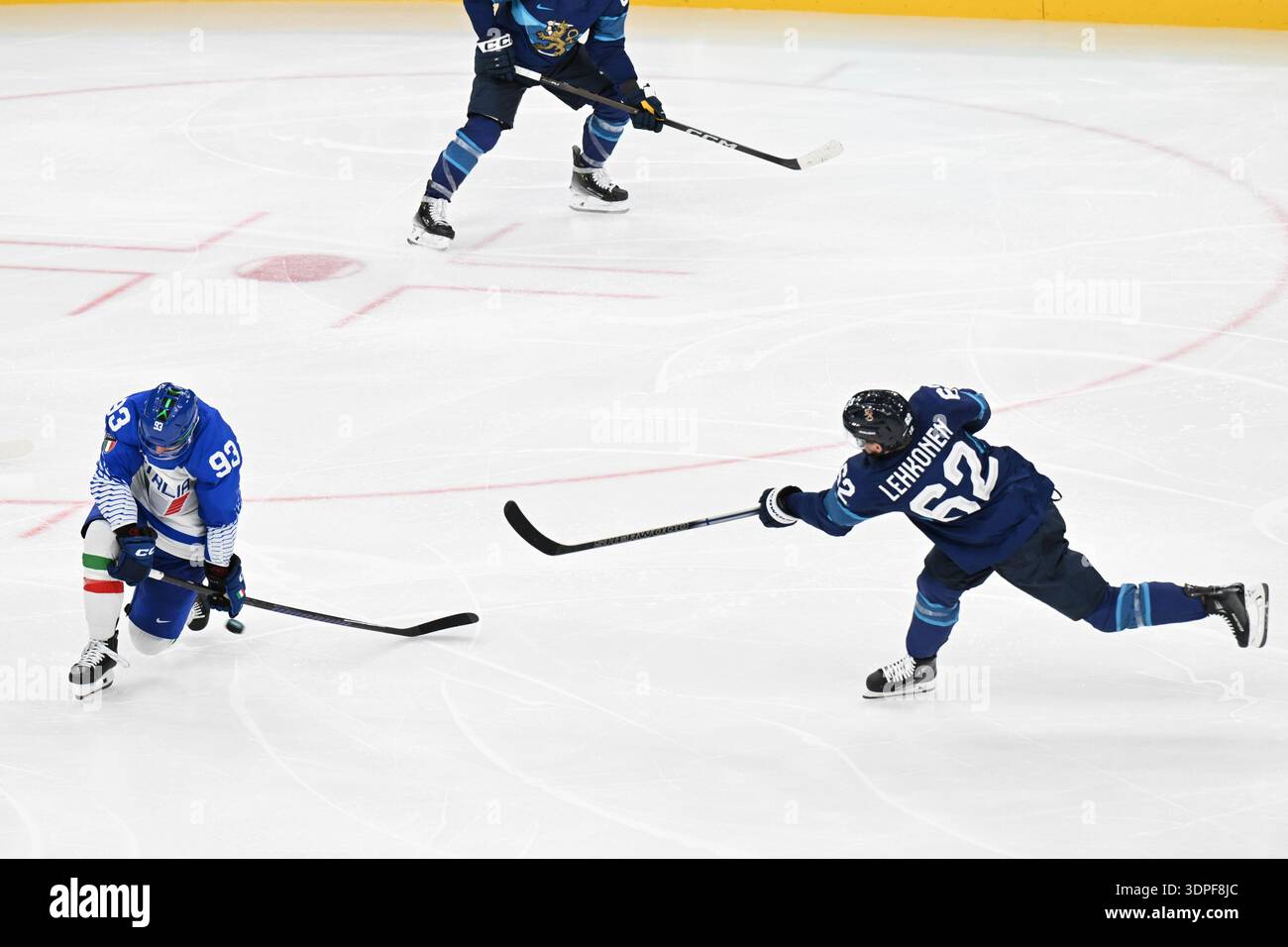 Luca Frigo (ITA), Artturi Lehkonen (FIN) during the Winter Olympic ...