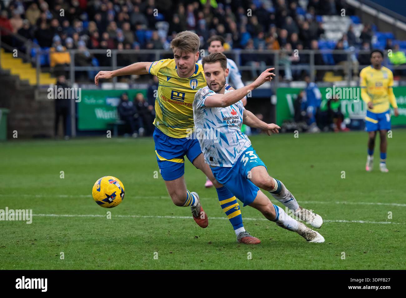 Barrow's Ben Jackson in action during the Sky Bet League 2 match ...