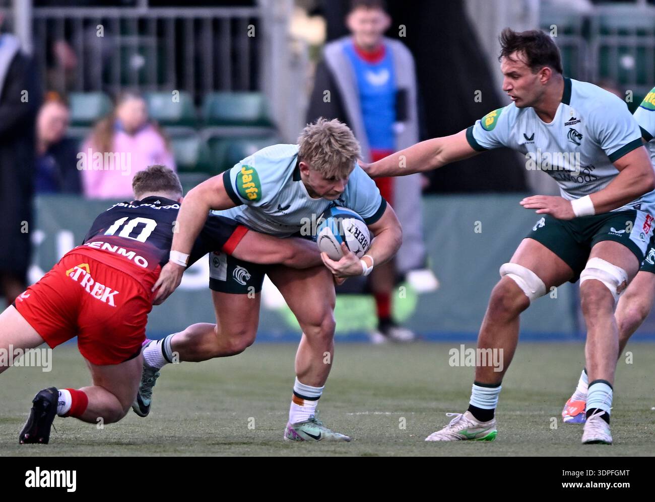 Barnet. United Kingdom. 14 February 2026. Prem Rugby Cup. Saracens V ...