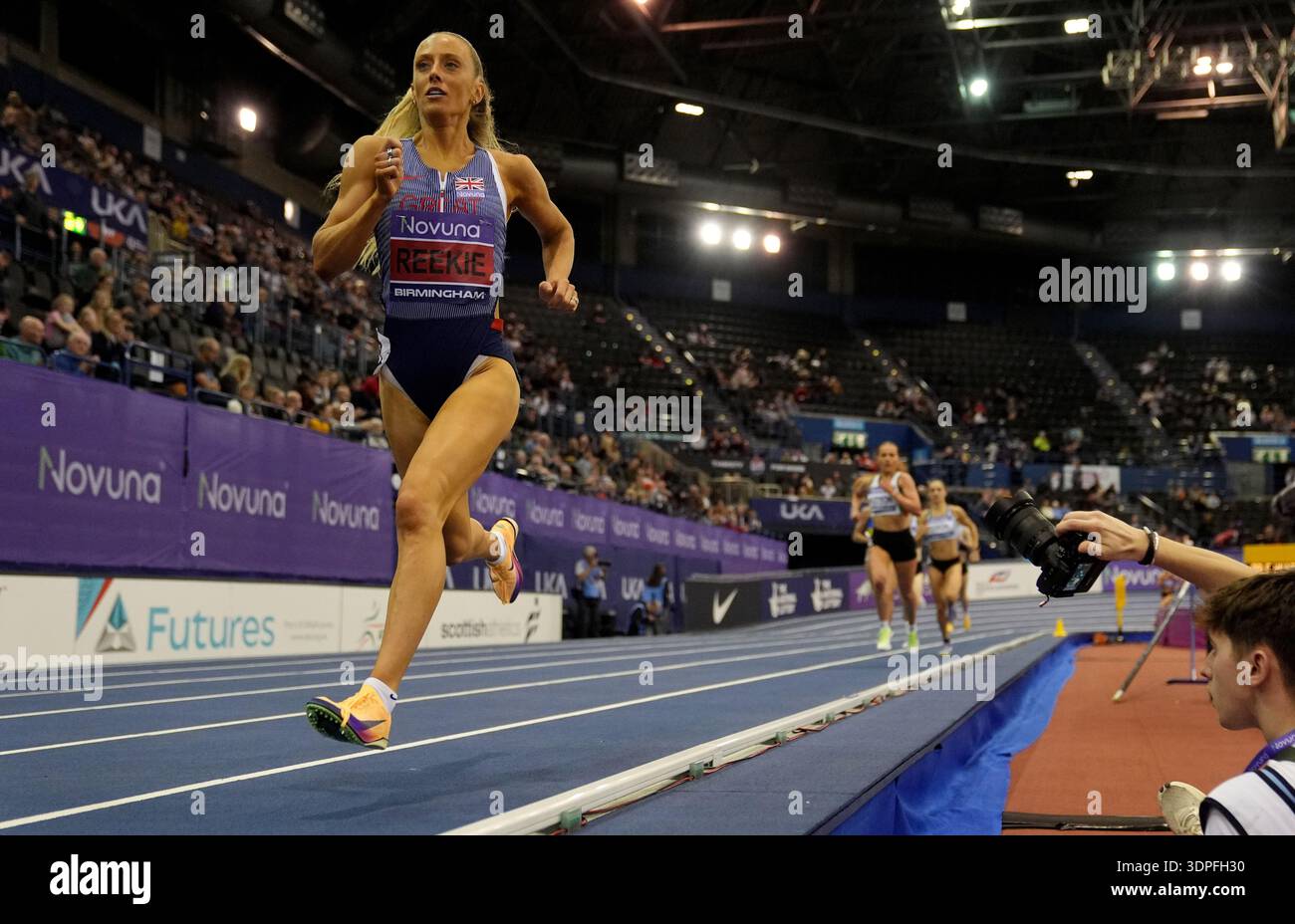 Great Britain's Jemma Reekie on her way to winning Heat 1 of the Women ...