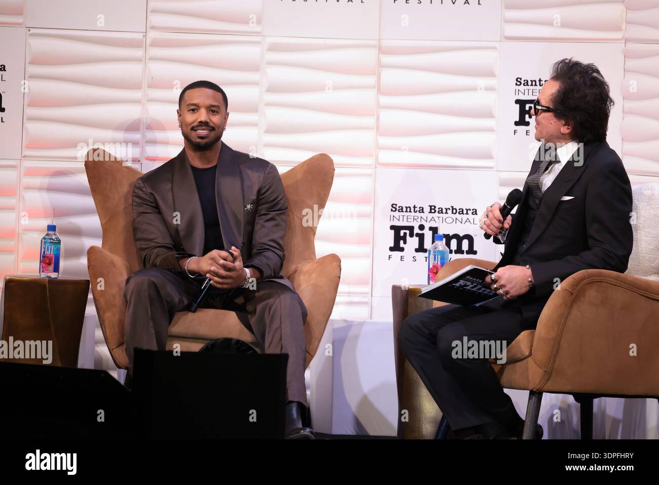 Michael B. Jordan and Roger Durling at the 41st Annual Santa Barbara ...