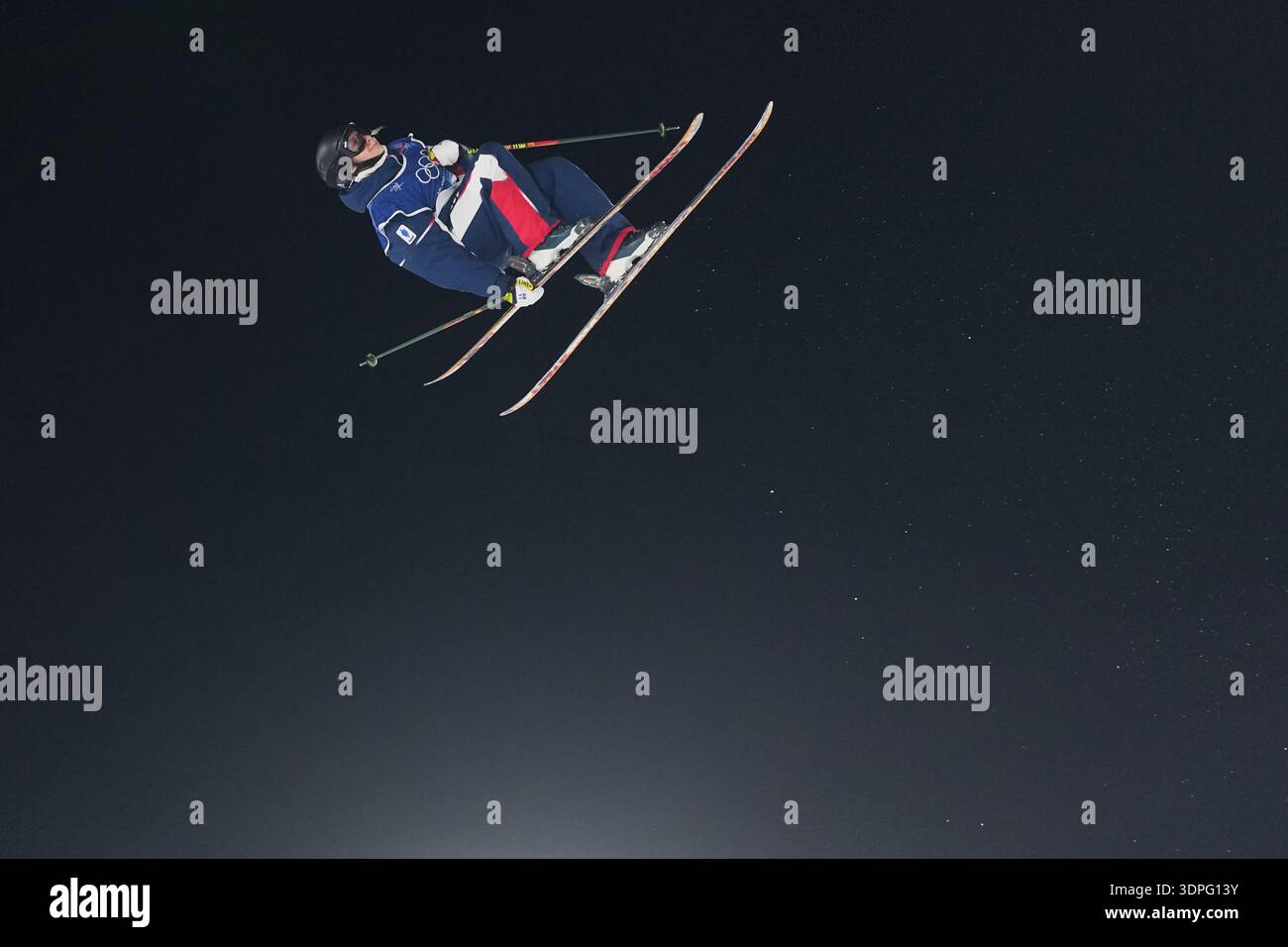 France's Kim Dumont Zanella competes in the women's freestyle skiing ...