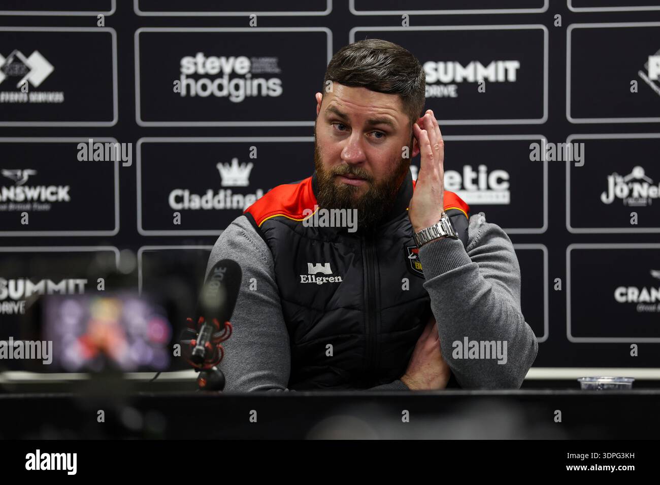 Hull, United Kingdom . 14 February, 2026. Kurt Haggerty, Head Coach of ...