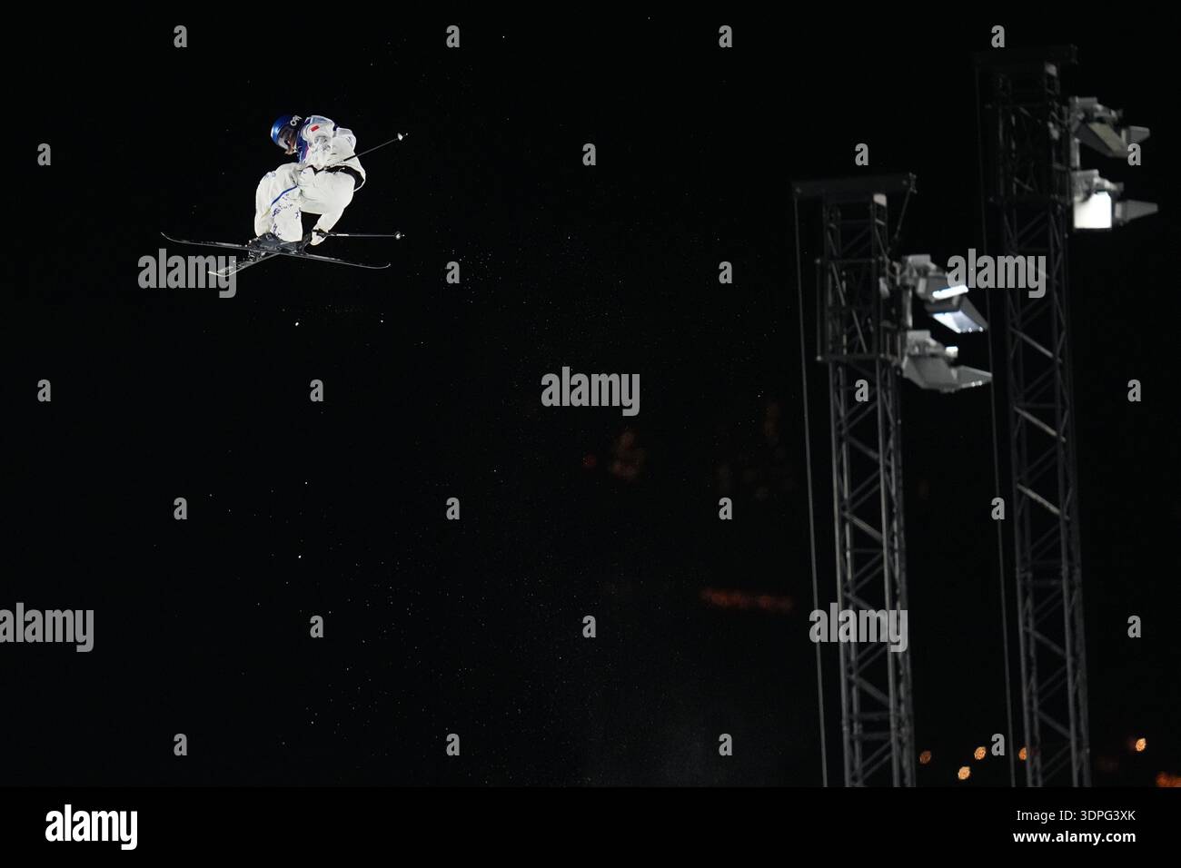 China's Eileen Gu competes in the women's freestyle skiing big air ...