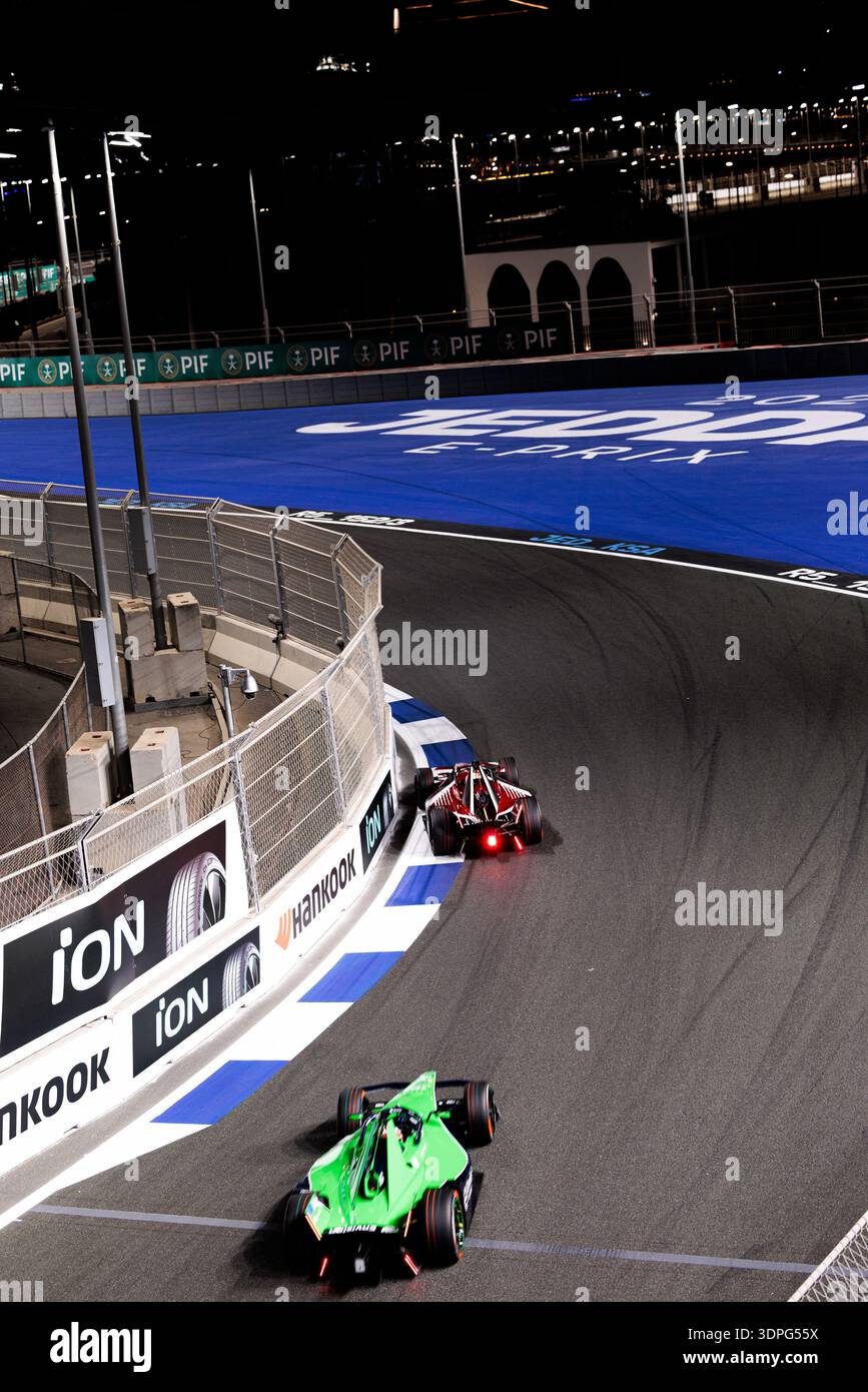 Jeddah, Saudi Arabia. 13th January 2026. Cars on track during Race 2 at ...