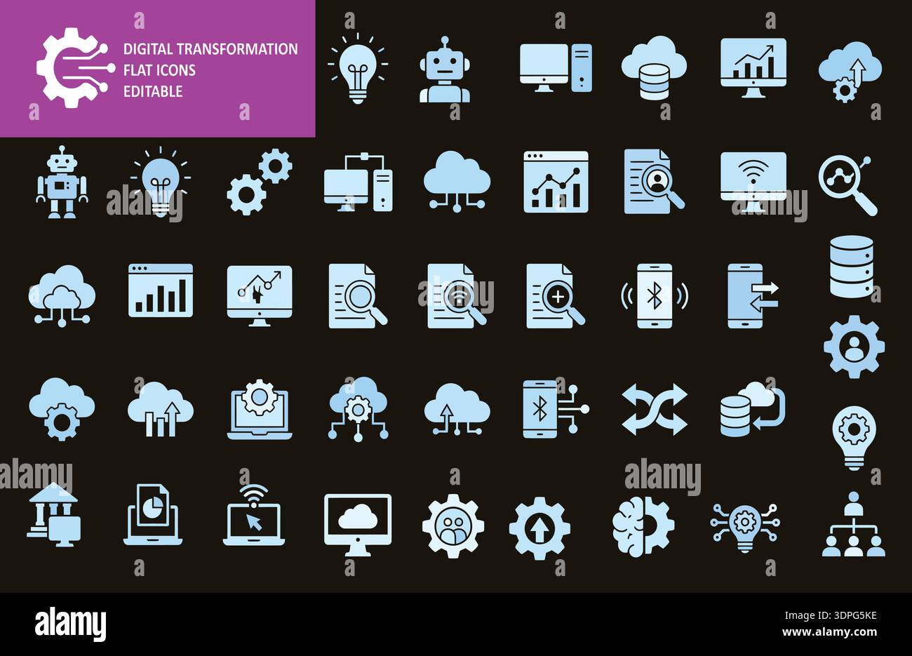 Data migration icon vector vectors Stock Vector Images - Alamy