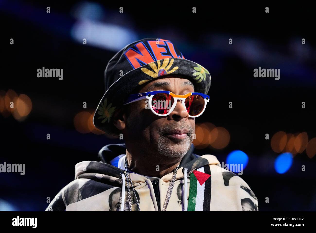 Spike Lee arrives at the NBA basketball All-Star weekend festivities ...