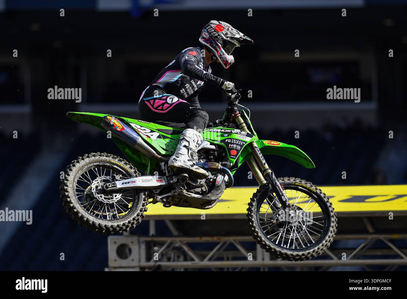 February 11, 2026: Gibbs Racing 250 rider Tyler Gibbs (224) during ...