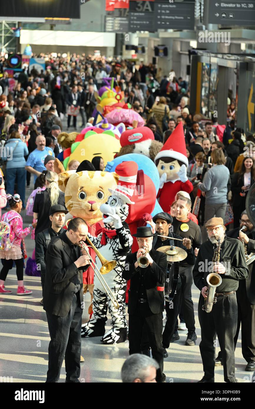 The Opening Day Character Parade on Day 1 of the North American ...