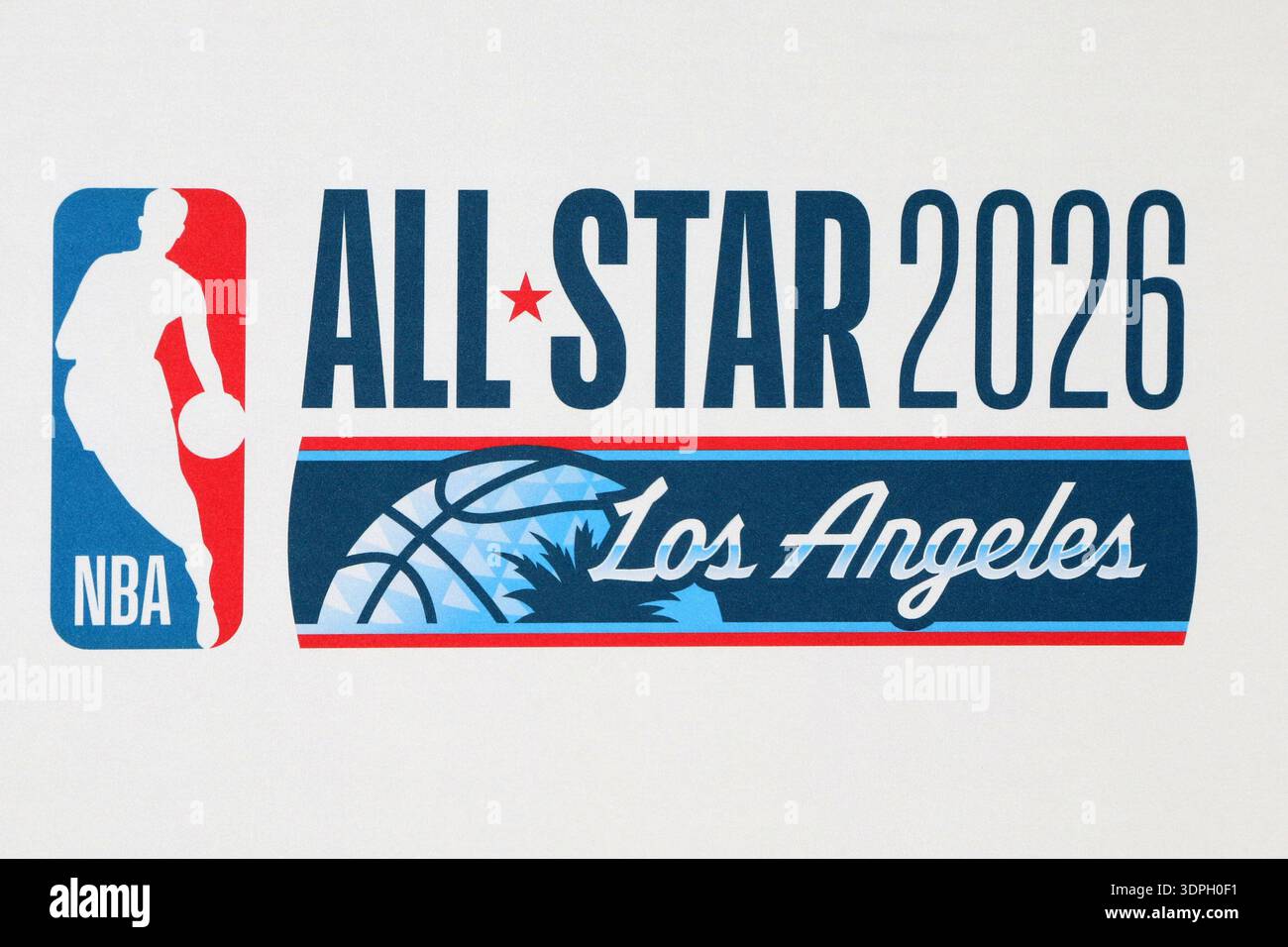Los Angeles, USA. 13, February, 2026. Pictured left to right, All-Star ...