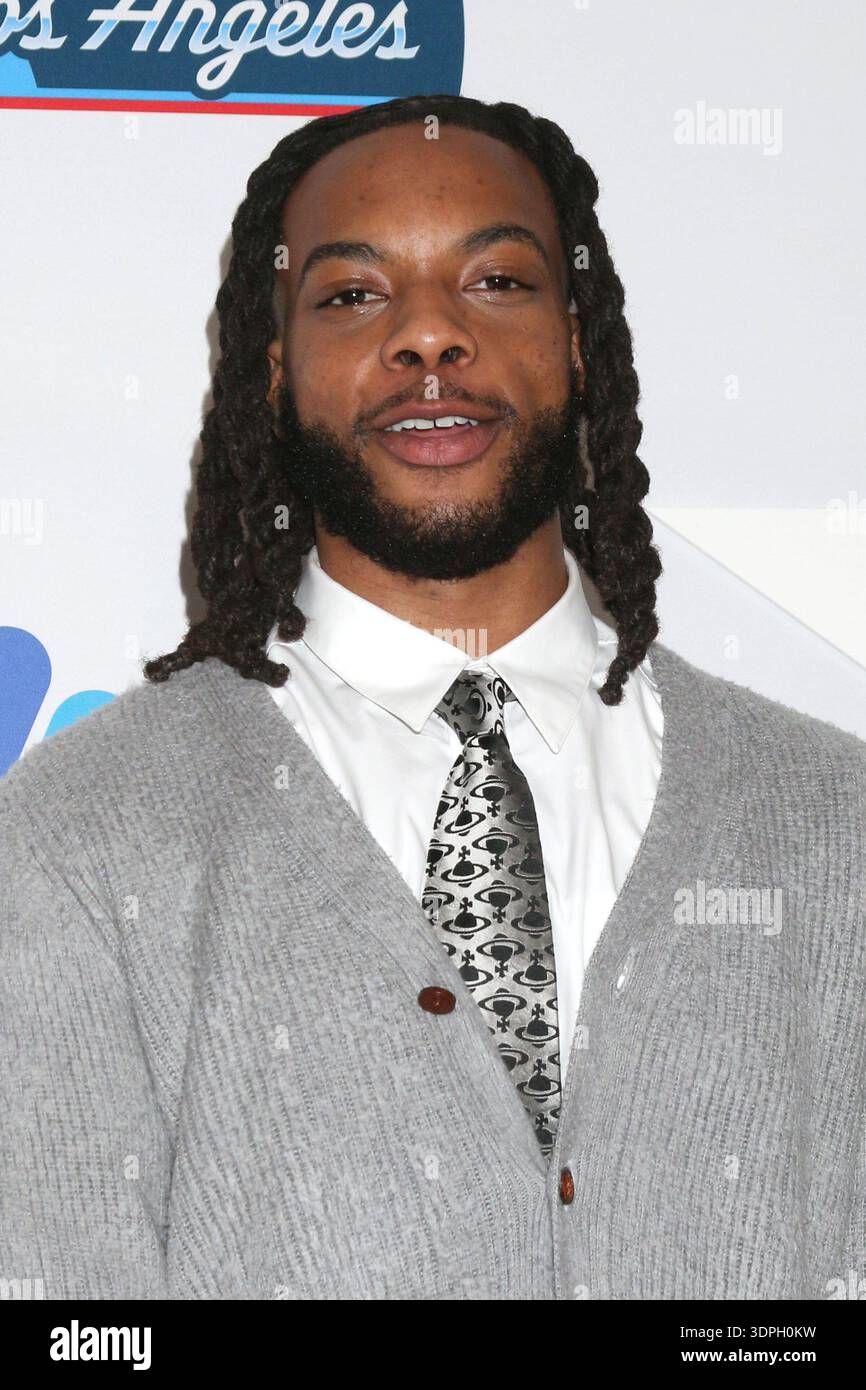 Los Angeles, USA. 13, February, 2026. Pictured left to right, Darius ...