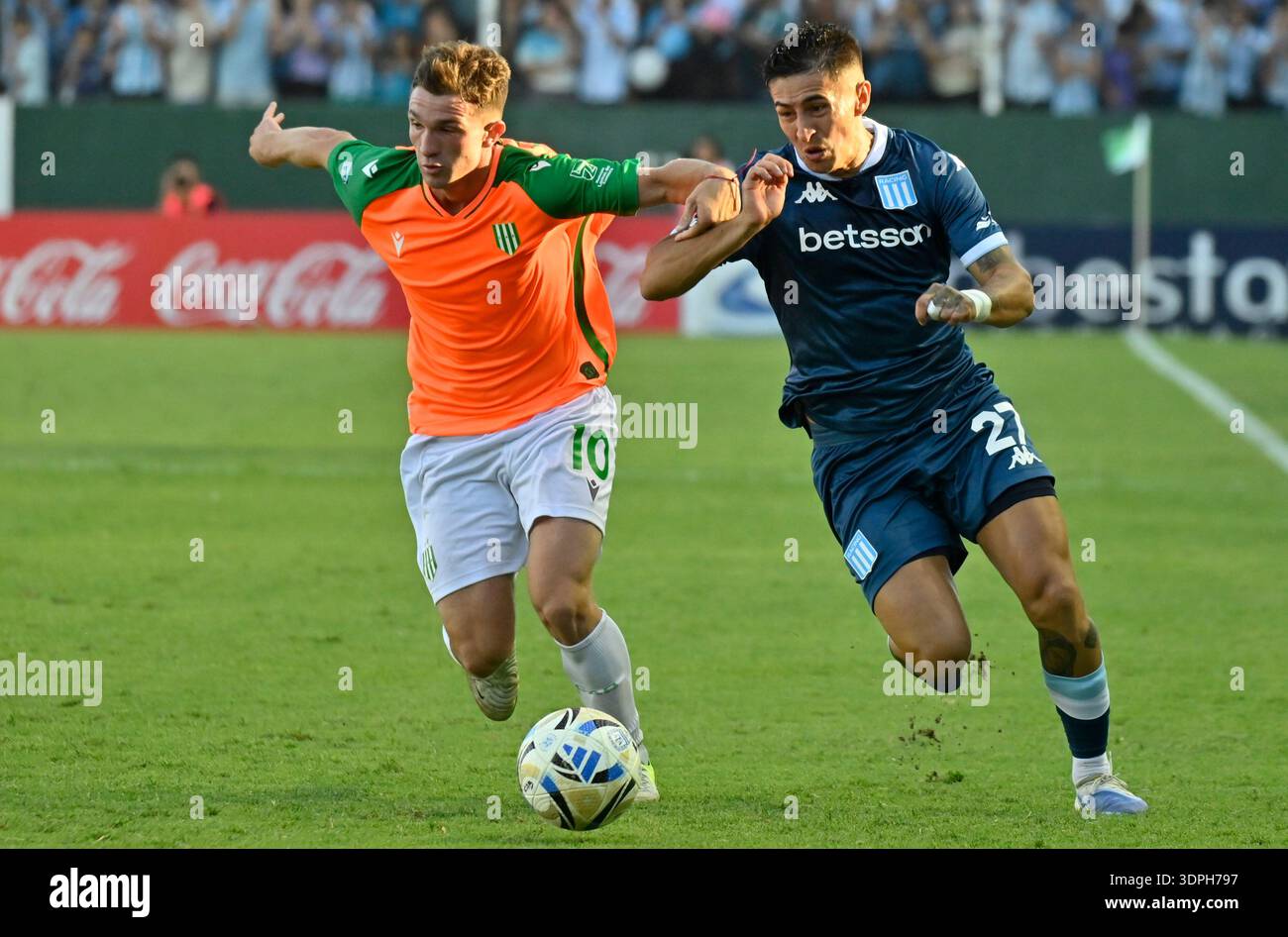 Banfield, Argentina – February 14, 2026: Lautaro Gomez of Banfield (L ...