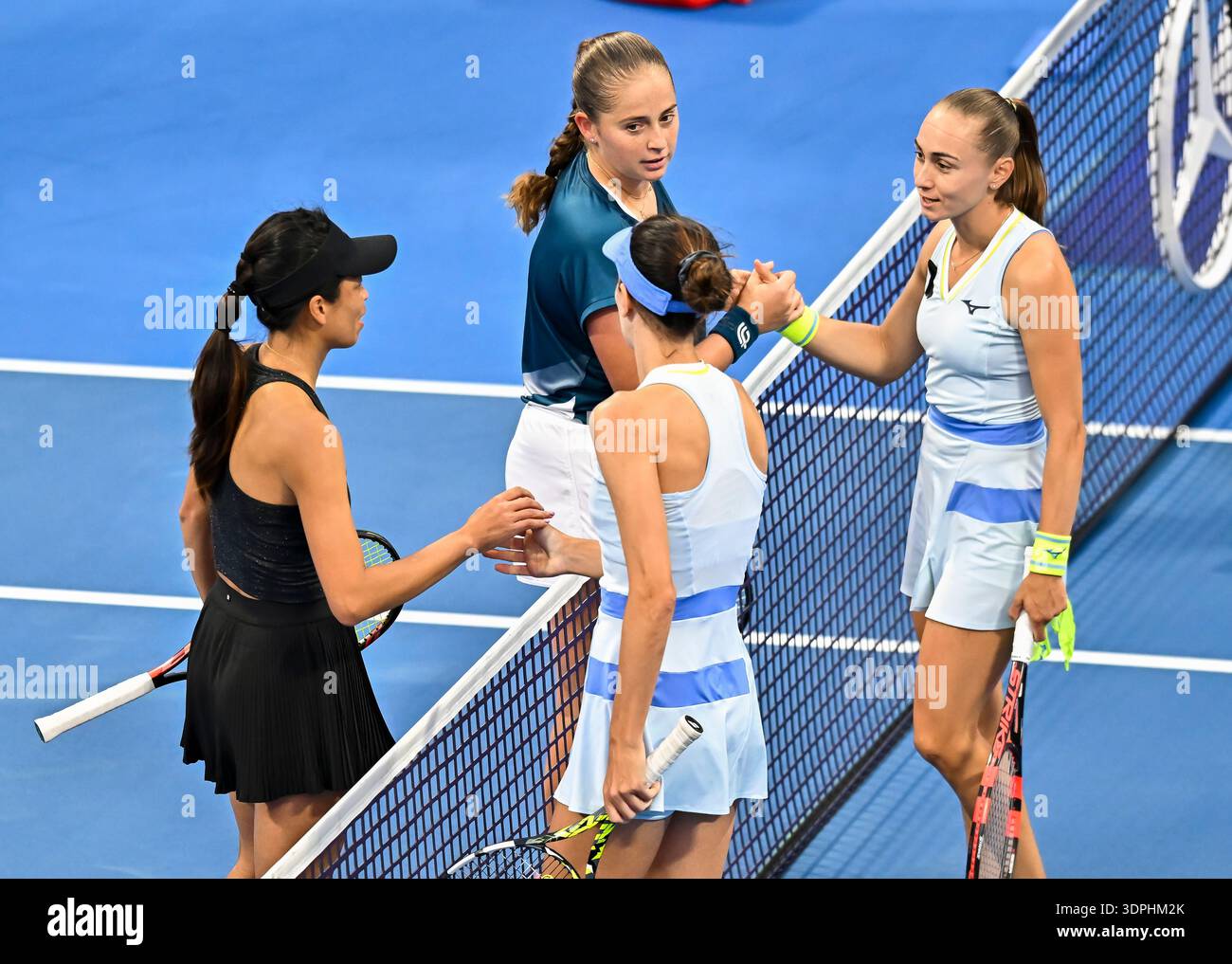Anna Danilina of Kazakhstan, Aleksandra Krunic of Serbia, Su-Wei Hsieh ...