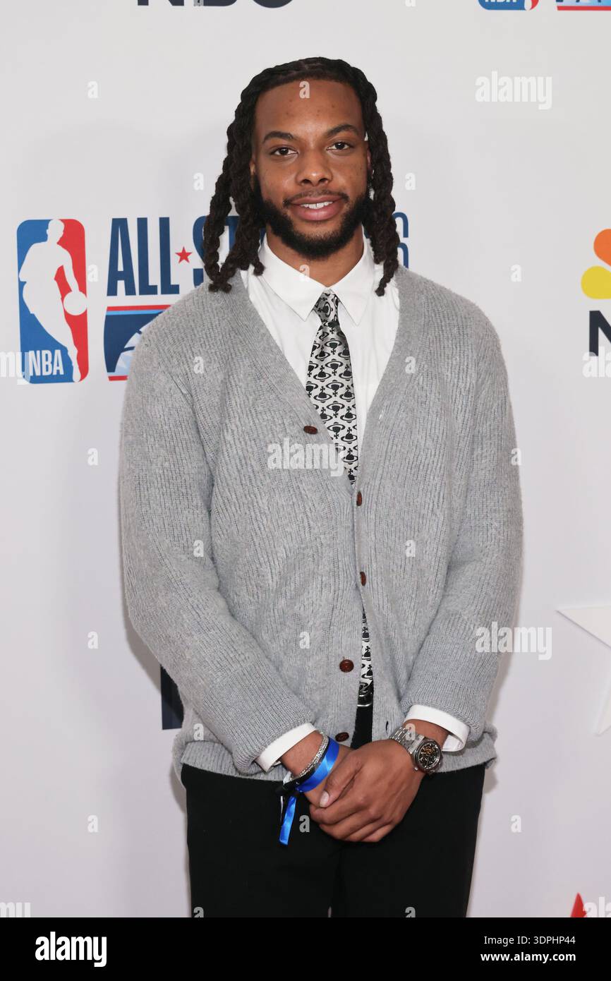 Darius Garland attends the 'LA Clippers & Comcast NBCUniversal's NBA ...